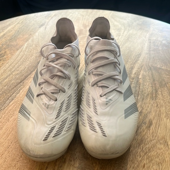 adidas | Shoes | Adidas Predator Pro Fg Soccer Cleats White | Poshmark